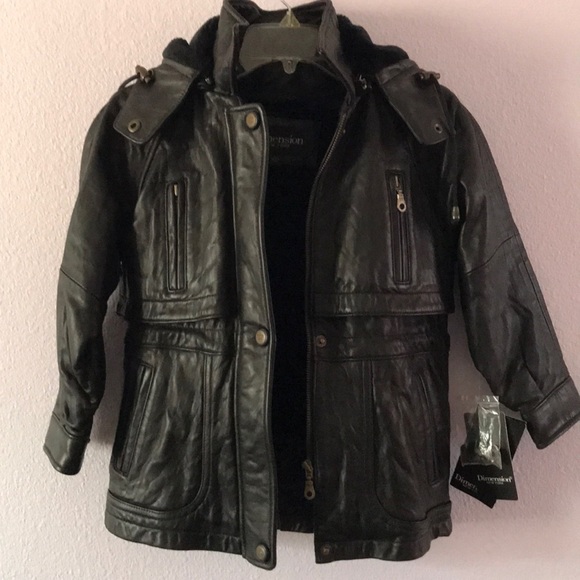 Dimension | Jackets & Coats | New Black Dimension Leather Jacket | Poshmark